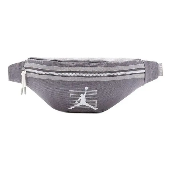 JORDAN Polyester Crossbody Printing Logo Zipper Belt Bag