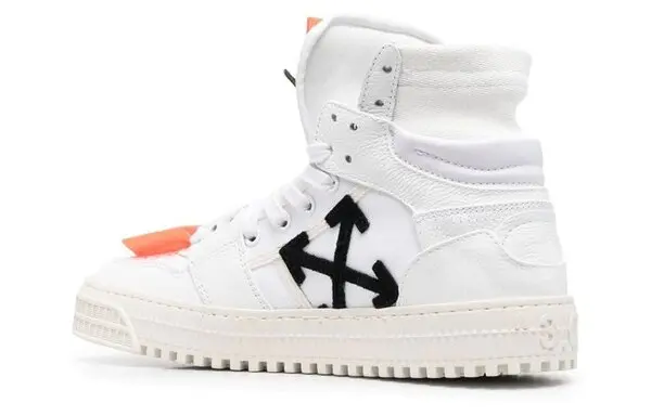 Off-White Off Court 3.0 Leather Canvas Sneaker - White/orange