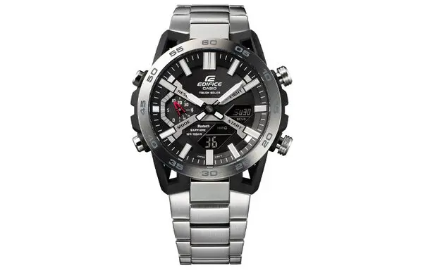 Casio Digital-analog Watch With Stainless Steel Band