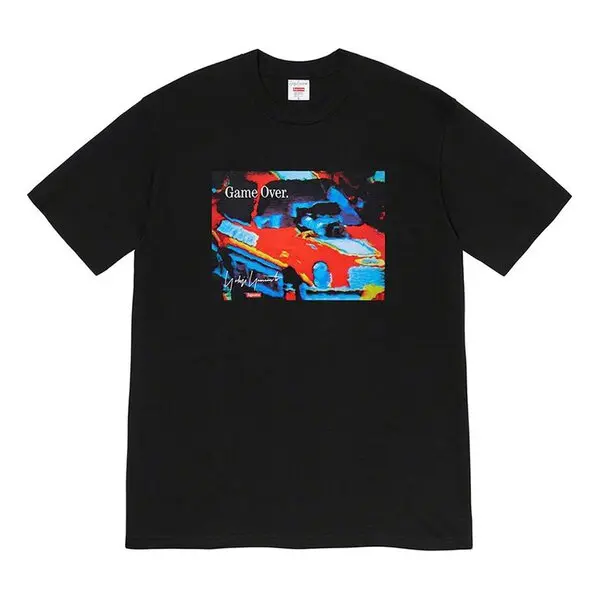 Supreme X Yohji Yamamoto Graphic Tee - Black/white