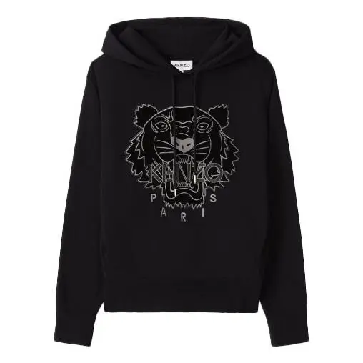 Kenzo Tiger Head Embroidered Hoodie