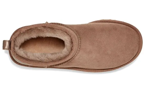 UGG Classic Ultra Mini Metallic Boots - Light Brown
