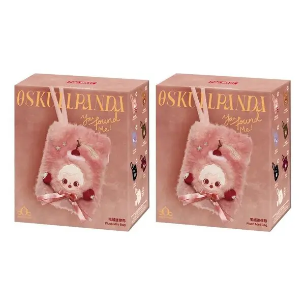 POP MART Skullpanda You Found Me Plush Mini Bag Sealed Case - Multi-color