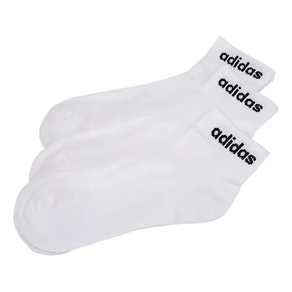 Adidas Logo Ankle Socks 3 Pair Pack - Default Color