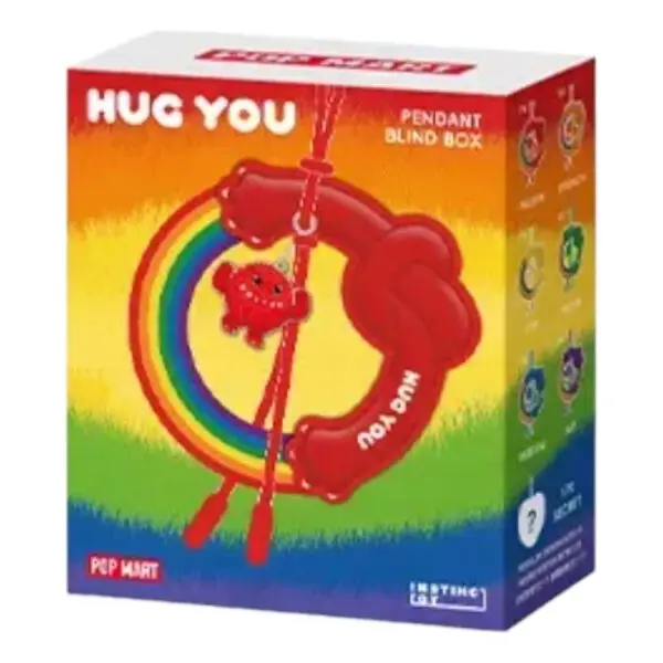 POP MART Instinctoy Hugs You Pendant Sealed Case - Multi-color
