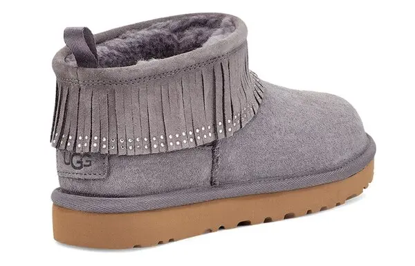 UGG Ultra Mini Fringe Bling Boots