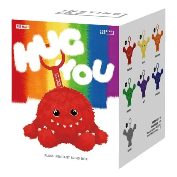 POP MART Instinctoy Hug You Series Plush Pendant Sealed Case - Multi-color