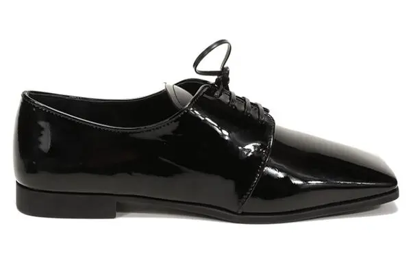 Prada Patent Lace-up Derby Shoes