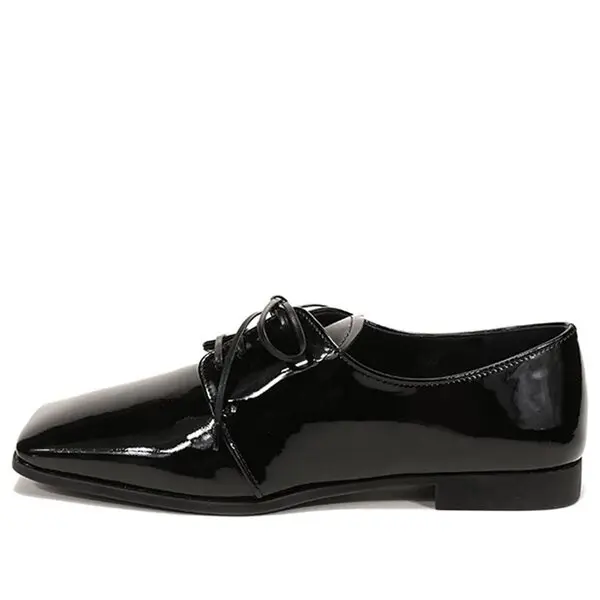 Prada Patent Lace-up Derby Shoes - Black