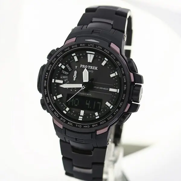 Casio Pro Trek Triple Sensor Solar Powered Watch