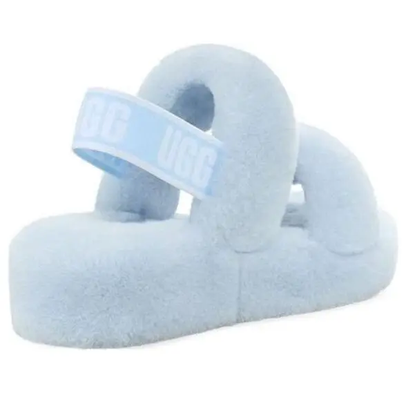 UGG Oh Yeah Slide Sandals - Light Blue
