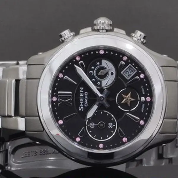 Casio Sheen Stainless Steel Analog Quartz Watch
