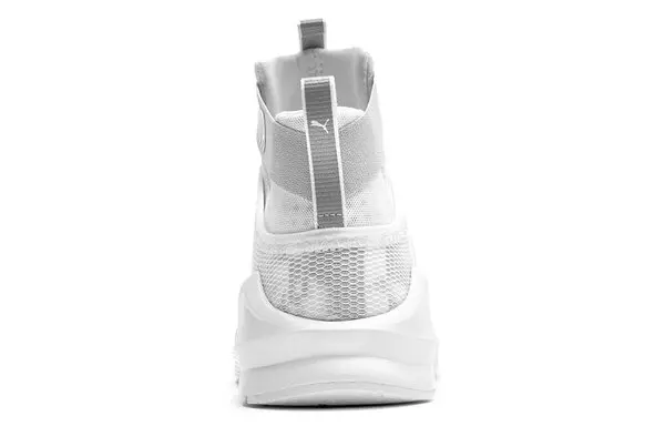 PUMA Fierce Strap Swan Mid Top Sneakers - White