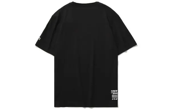 LI-NING Graphic Loose Fit Short Sleeve T-shirt - Black