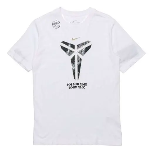 Nike Logo Printing Round Neck Pullover Casual Short Sleeve - White