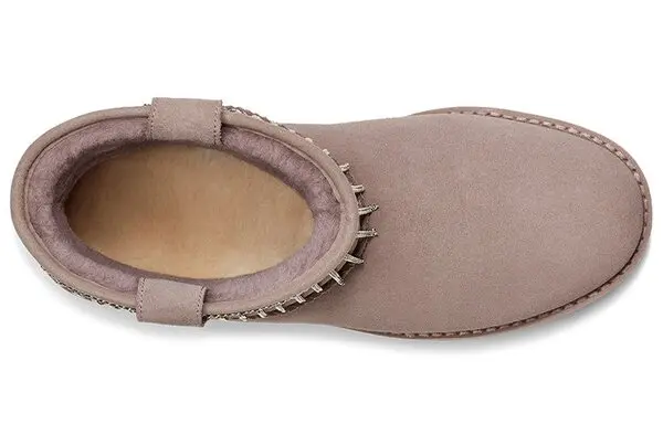 UGG Classic Mini Fringe Boots - Gray