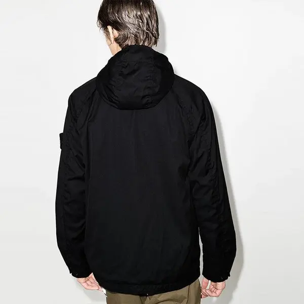 Stone Island Ghost Reversible Hooded Jacket - Black