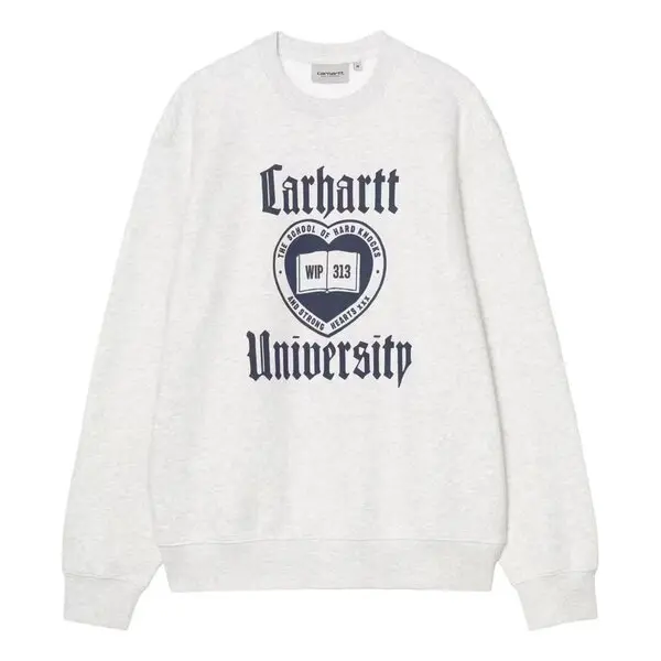 Carhartt Work In Progress University Graphic Sweatshirt - Gray