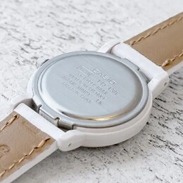Casio Analog Leather Strap Watch