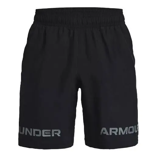 Under Armour Woven Graphic Wordmark Shorts - Black