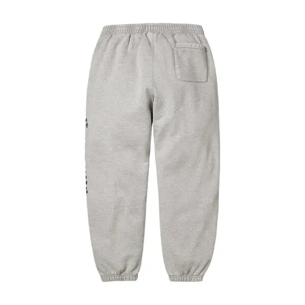 Supreme Fw25 Washed Old English Sweatpant - Heather Grey