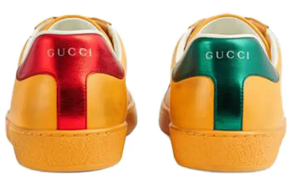 Gucci Ace Blade Distressed Sneakers