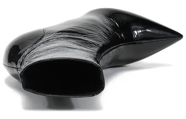 Prada Patent Leather Effect Ankle Boots