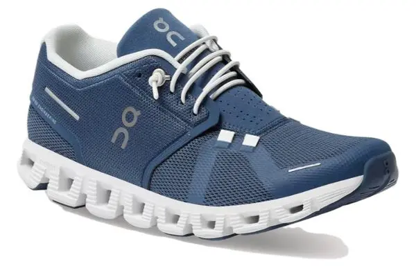 On Cloud Sneakers - Denim/white