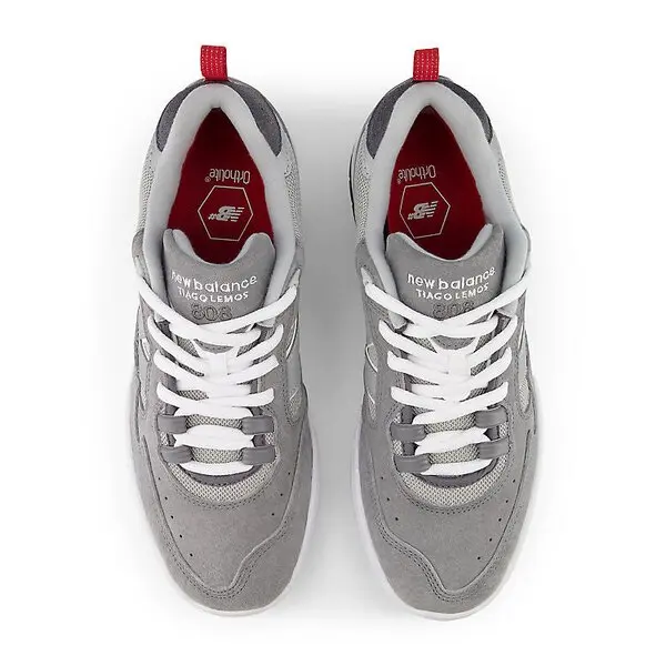 NEW BALANCE Numeric 808 X Tiago Lemos "grey Day 2023" Athletic Sneakers - Grey/white