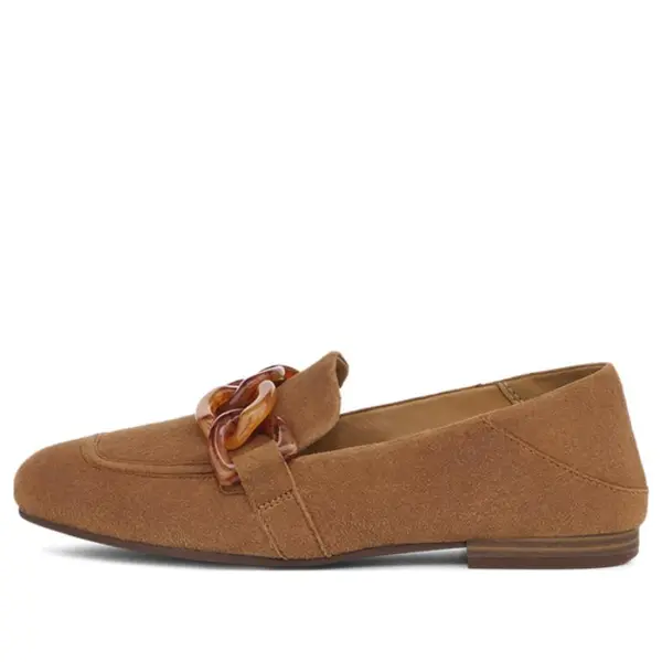 UGG Loafers With Chain Detail - Brown