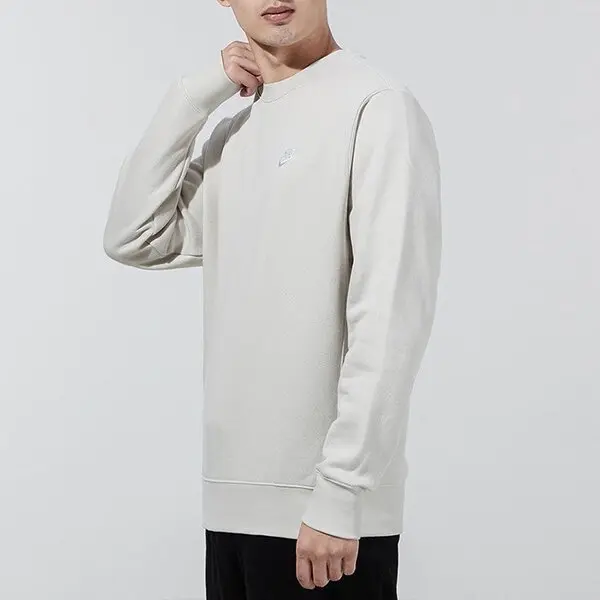 Nike Logo Pullover Sweatshirt - Creamy