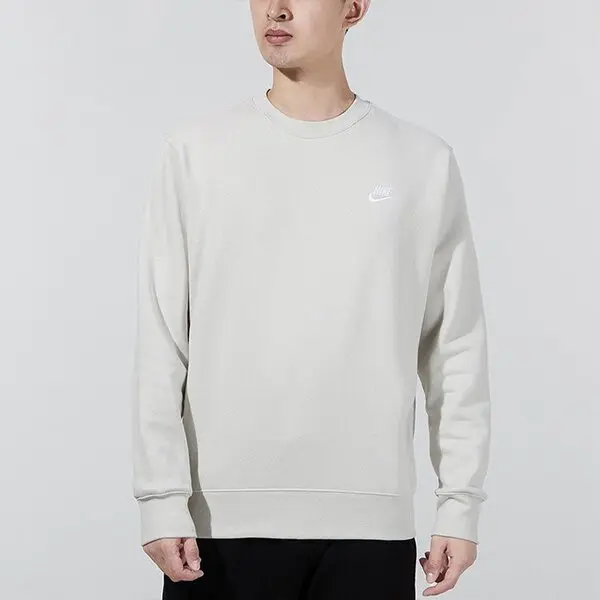 Nike Logo Pullover Sweatshirt - Creamy