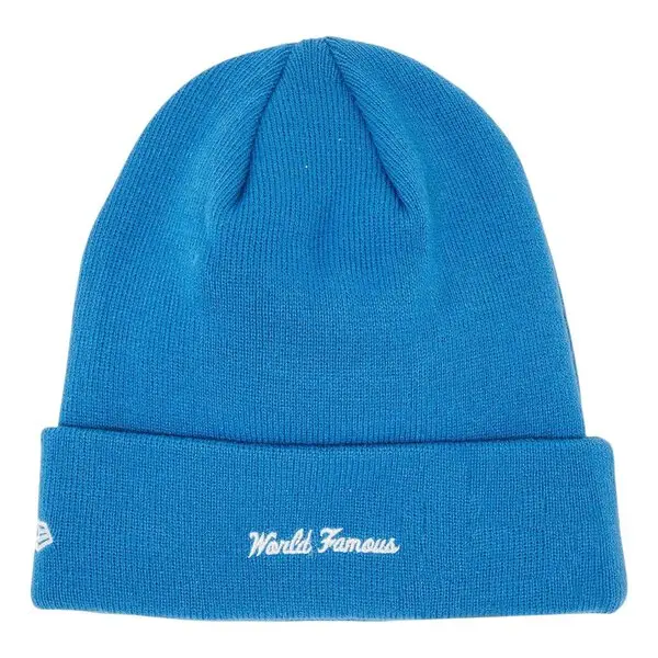 Supreme X New Era Box Logo Beanie - Blue