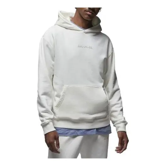 JORDAN Wordmark Fleece Hoodie - Sail/sail