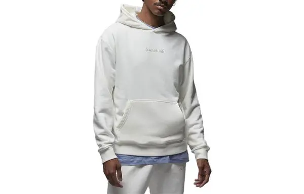 JORDAN Wordmark Fleece Hoodie - Sail/sail