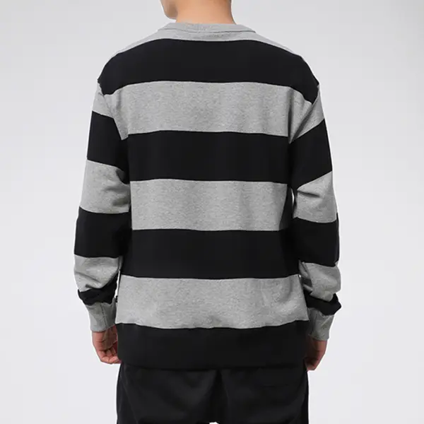 Nike Logo Stripe Crew Neck Long Sleeve Top