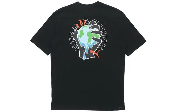 PUMA Environmental Friendly Printing Round Neck Short Sleeve