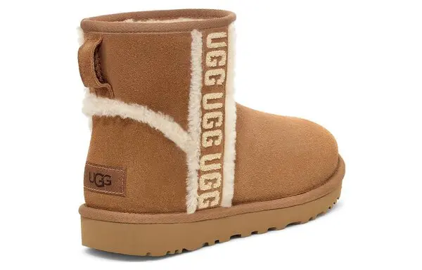 UGG Classic Mini Shearling Logo Boots - Default Colorway