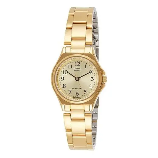 Casio Stainless Steel Classic Color Watch Business Analog - Gold