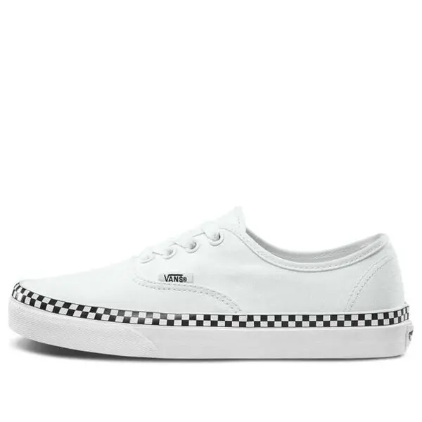 VANS Check Foxing Authentic Low Top Sneakers - White