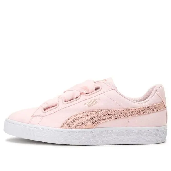 PUMA Basket Heart Canvas Sneakers - Pink