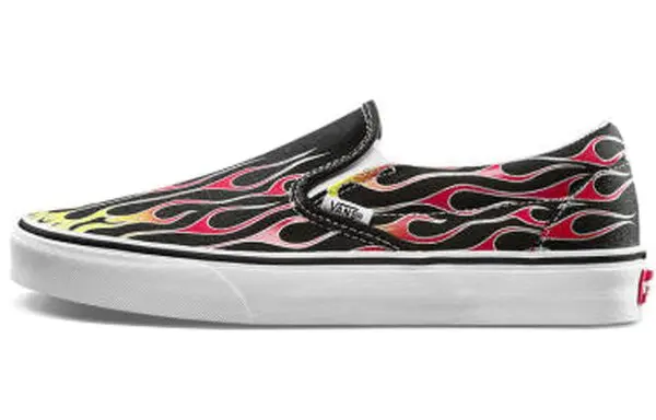 VANS Classic Slip-on 'mash Up Flames' Sneakers