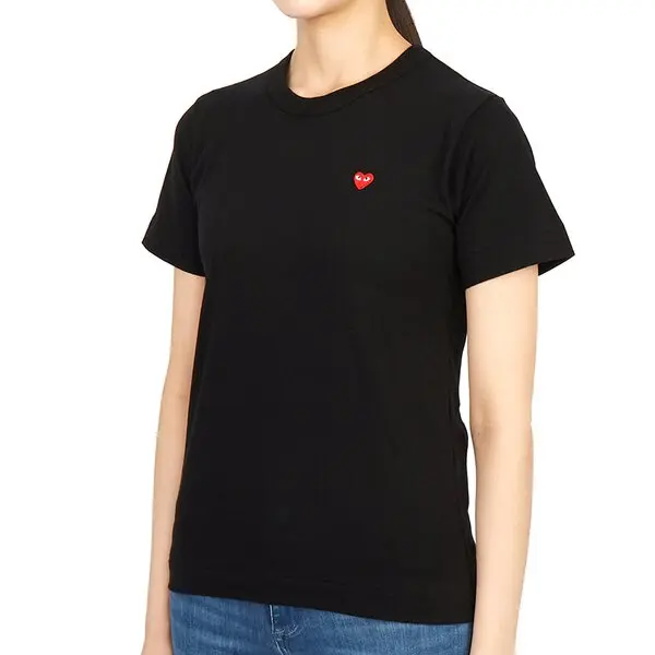Play Comme Des Garcon Small Heart T-shirt - Black