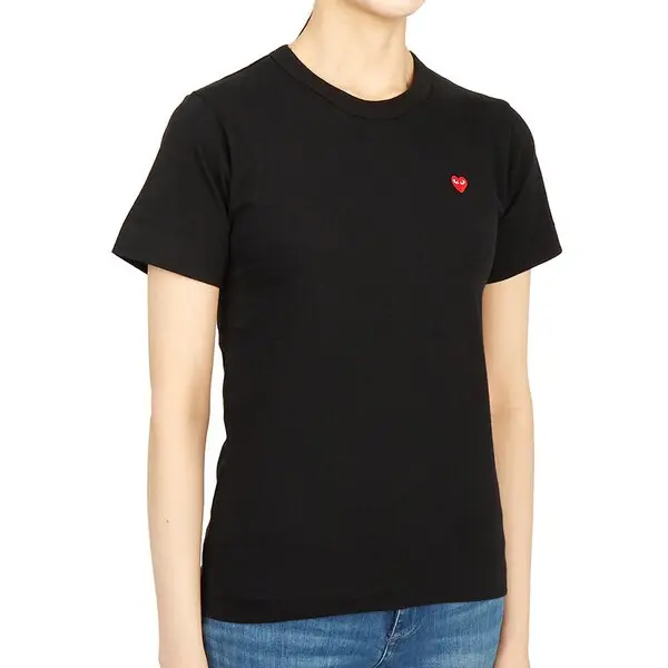 Play Comme Des Garcon Small Heart T-shirt - Black