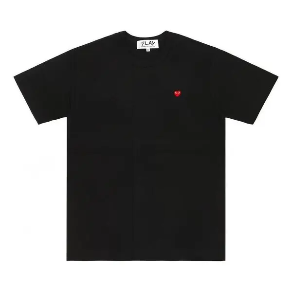 Play Comme Des Garcon Small Heart T-shirt - Black