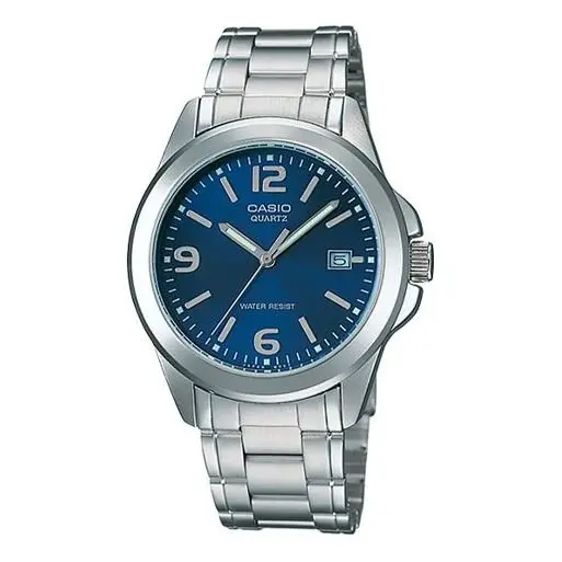 Casio Stainless Steel Quartz Analog Watch - Silverblue