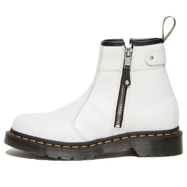 Dr. Martens 2976 Twin Zip Ankle Boots - White