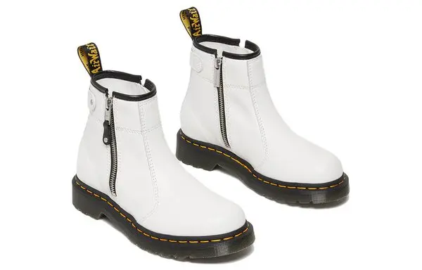Dr. Martens 2976 Twin Zip Ankle Boots - White
