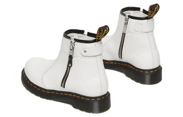 Dr. Martens 2976 Twin Zip Ankle Boots - White