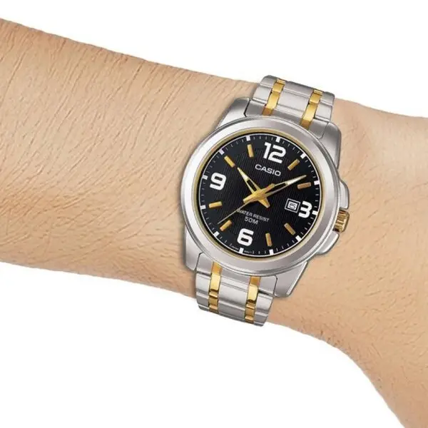 Casio Quartz Two Tone Analog Watch